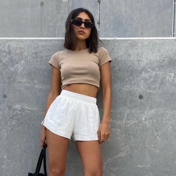 Princess Polly | Shorts | Beach House Shorts Off White Princess Polly ...